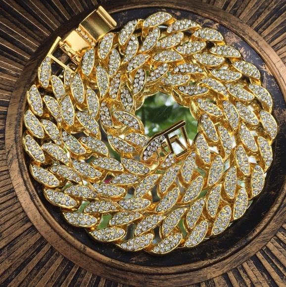 Accessories | Hip Hop Icy Miami Cuban Chain | Poshmark